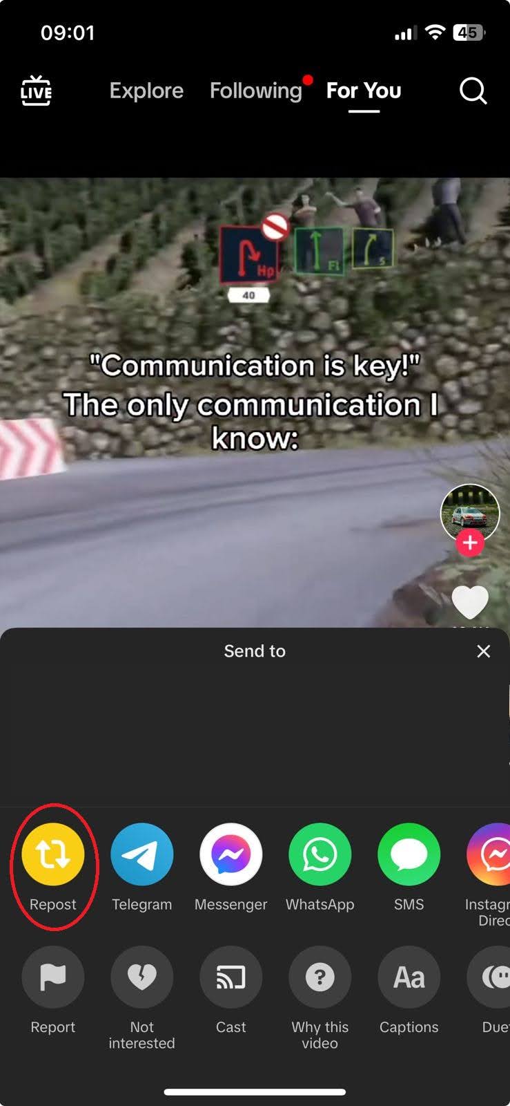 What Does Repost Mean on TikTok? - Bulkoid Blog